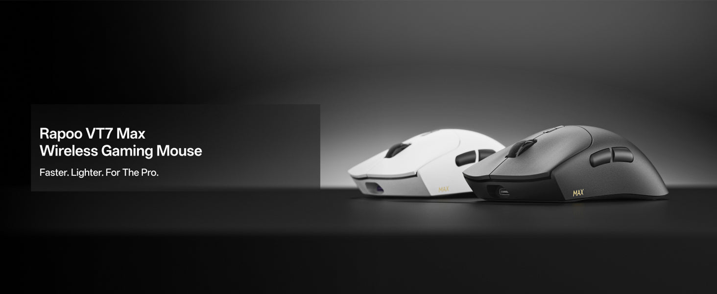 VT7 MAX Gen-2 30K DPI Wireless Gaming Mouse with 8K Polling – RAPOO